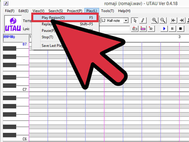 Wie erstelle ich ein UTAU Voicebank mit Audacity