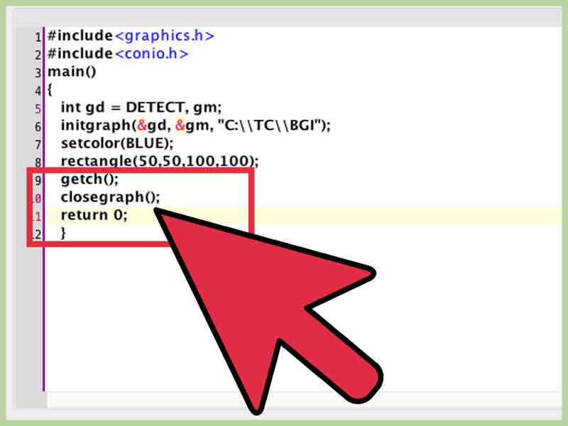 Wie man Farbe in C-Programm