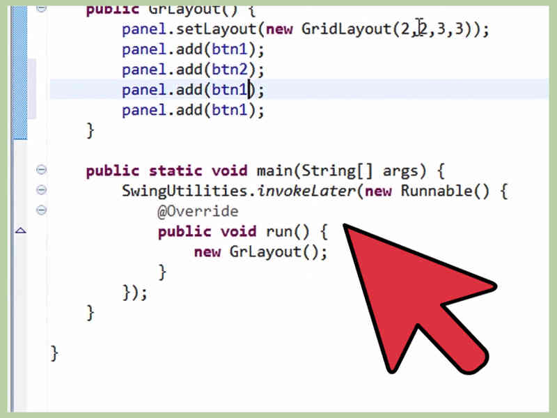 Wie erstelle ich ein GUI-Raster in Java