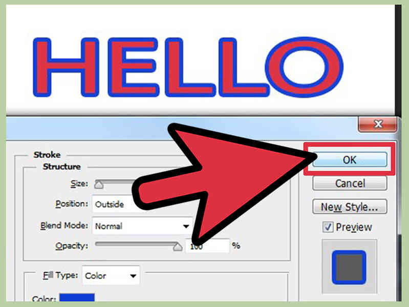 Wie Sie Text in Photoshop Striche hinzufügen