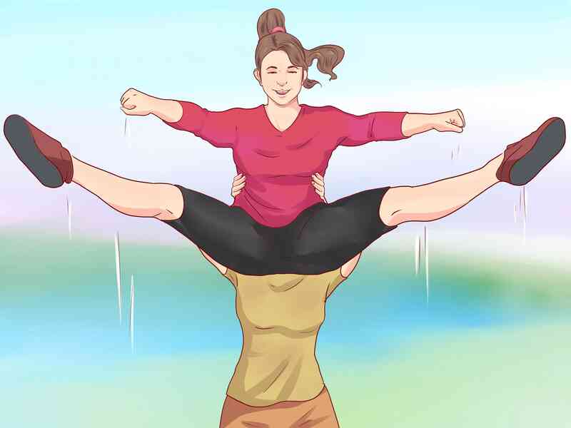 Wie man einen Toe Touch-Sprung